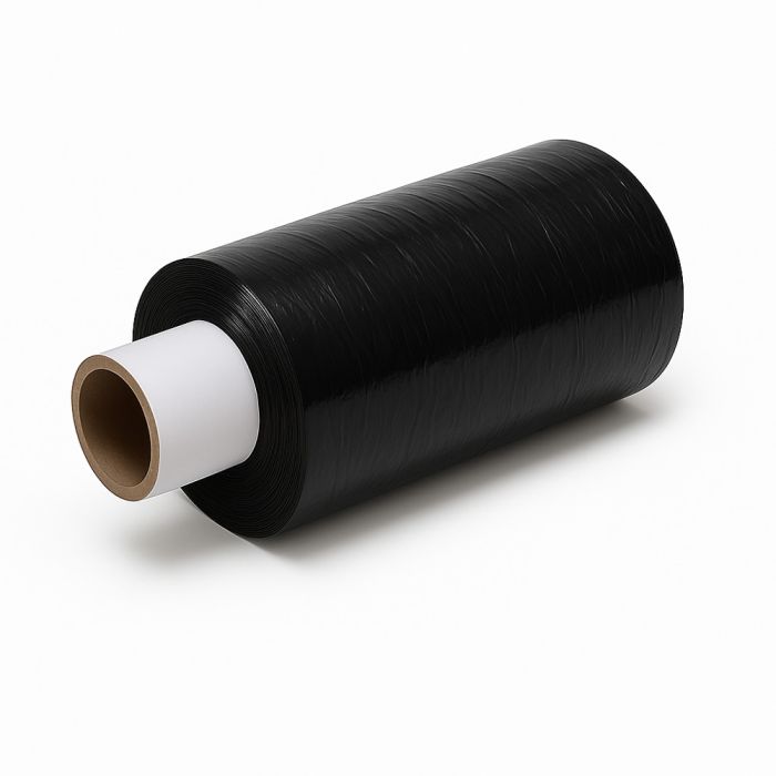 Black Cast Handy Wrap 100mm x 150m 17mu Flush Core