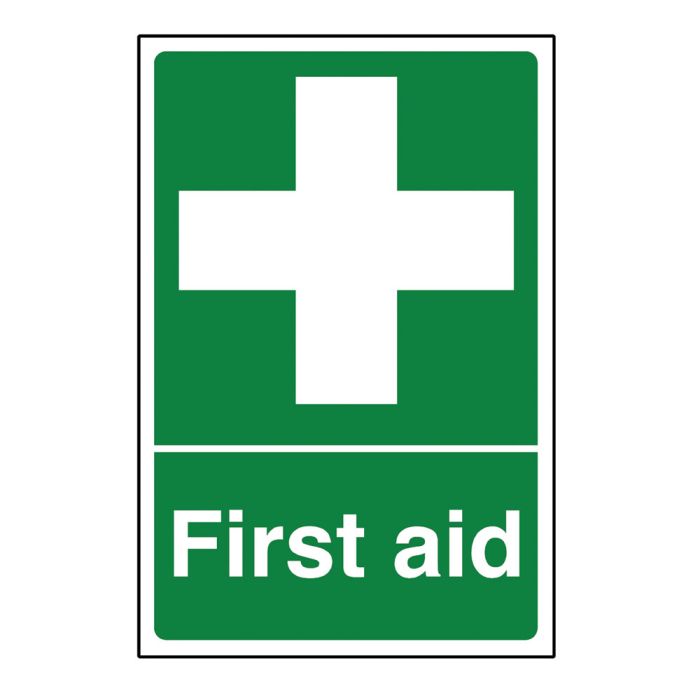 First Aid Safety Rigid Plastic Sign (200 x 300mm)