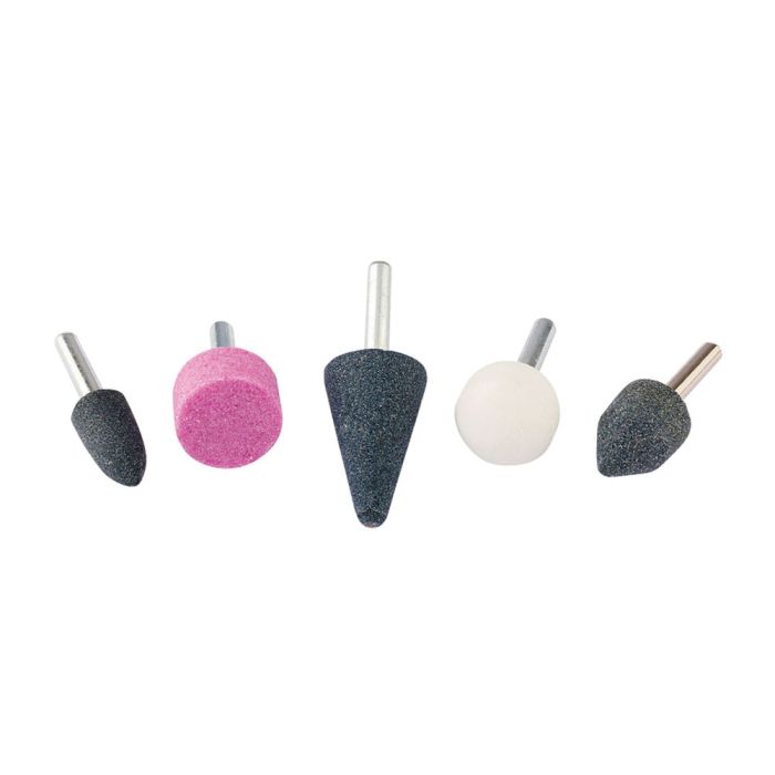 5 Piece Grinding Point Set - 6mm Shank | Cable Ties Direct