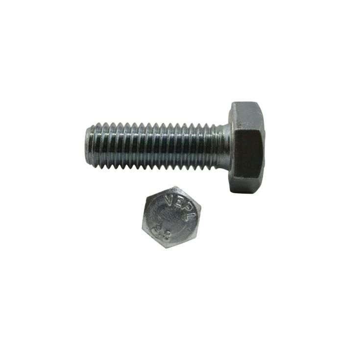 M12 x 45mm Hex Head Set Screw A2 Stainless Steel