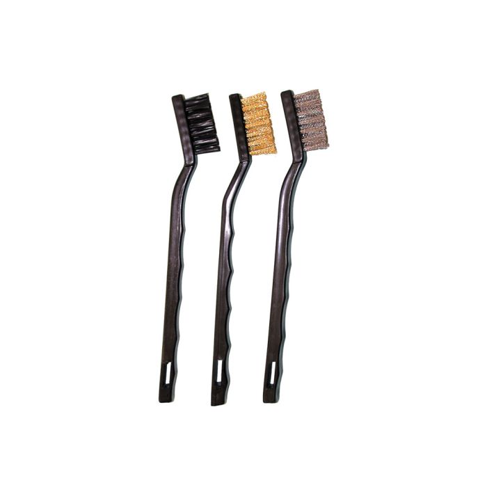 3 Piece Mini Wire Brush Set (7")