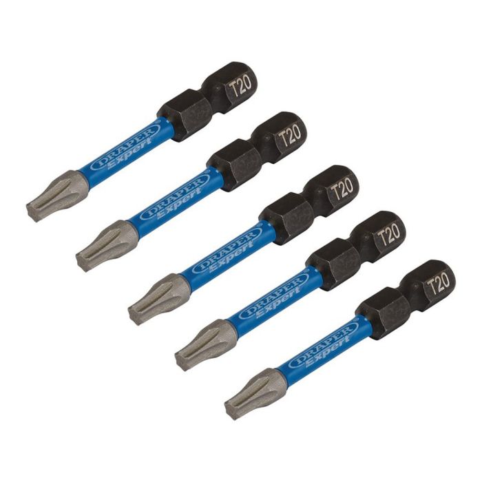 T20 Torx Impact Bits 50mm Draper TX STAR S2 Steel t20-torx-impact-bits-50mm-draper-tx-star-s2-steel
